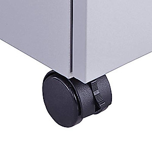 Safco Products Steel Pedestal Mini Pedstal, Gray,LDSPEDP5