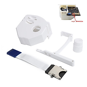 Yunir Memory Card Mount Kit, 3D Print Extension Memory Card Extender Adapter Mount Kit for Holder Gdemu(White)
