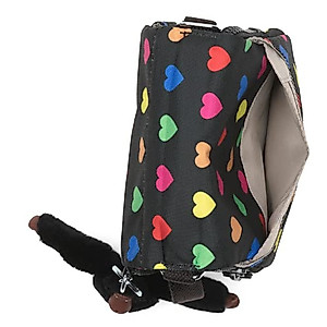 Kipling Womens Wild Hearts Eldorado Minibag, Lightweight Bag, Nylon Travel Crossbody Bag, 6 L x 7.75 H 0.75 D US (Wild Hearts)