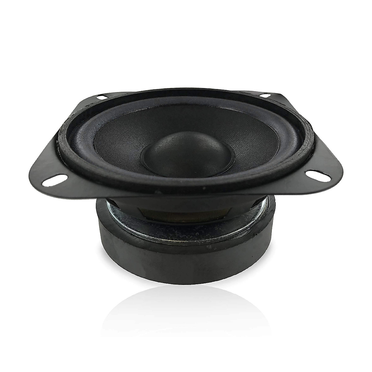 MIYAKO USA (TS-416 4" Professional Grade Replacement for Speaker 50 watts Power at 4 ohms 10oz Magnet Round Speaker for Repairs Black (1 Pair)