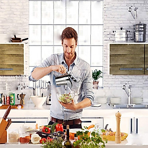 IAXSEE Gravy Boats, Gravy Warmer, Double Wall Stainless Steel Make, Creamer Pitcher and Caramel Sauce for Coffee, 16 oz Stainless Steel Pitcher (16 oz)