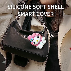 Cute Airpods 2nd Generation Case Cover, Soft Silicone Pink Kawaii Airpods Case for 2nd/1st, Funny Aesthetic Cool 3D Case Cute for AirPods 1&2nd with Lanyard Keychain (Pink)