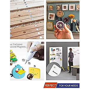 FINDMAG 100 Pcs Refrigerator Magnets, Magnets for Whiteboard, Rare Earth Magnets, Small Neodynium Magnets, Mini Magnets for Fridge, Office, Crafts, DIY