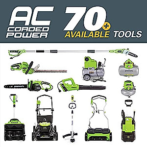 Greenworks 10 Amp 14” Corded Electric Dethatcher (Stainless Steel Tines)