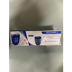 Jahy2Tech 2024 Upgraded Bug Zapper Indoor,4 Pack Electronic Mosquito Zapper Indoor Mosquito Killer Lamp with Blue & UV Light Attractant,Plug in Fruit Fly Traps Indoor for Home, Office Pest Control