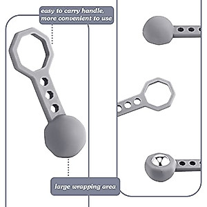 2 Pcs Magnetic Stud Finder Wall Scanner Metal Stud Detector with 27 Pounds of Pull No Batteries Required Stud Sensor for Drywall, Wood or Plywood Paneling, Ceramic Tiling, Grey