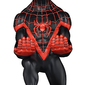 Exquisite Gaming: Spider-Verse: Miles Morales - Marvel Original Mobile Phone & Gaming Controller Holder, Device Stand, Cable Guys, Marvel Licensed Figure