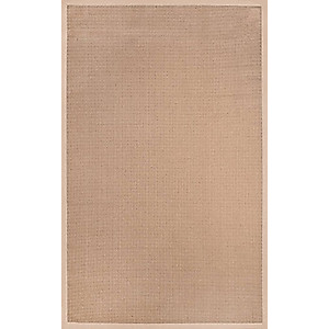 nuLOOM Laurel Machine Woven Jute Area Rug, 3' x 5', Beige