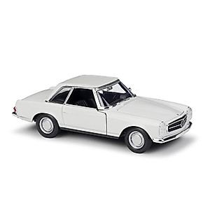 LUTPOL Die Casting Diecast 1:24 Car Classic Metal for Mercedes Benz 220/Benz 230SL Model Car Alloy Toy Car for Kids Crafts Decoration Collection Unzip Toy ( Color : 230SL White )