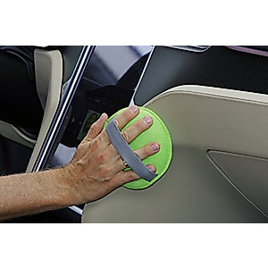 Glart 43PP Microfibre Hand polishing Sponge Set of 3, 130x25 mm, Wax applicator pad for waxes, Polishes, Paint Cleaner, car Polish, Instead of polishing Machine