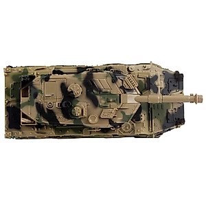 Vokodo Military Tank Battle Truck Toy Push and Go with Lights and Sounds Durable Quality Pivoting Top Friction Power Kids Armored Vehicle Play Army Car Great Gift for Children Boys Girls Camouflage