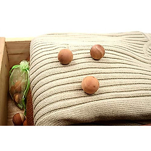 Venxic 100 Pack Aromatic Cedar Balls for Shoes Clothes Storage Fresh