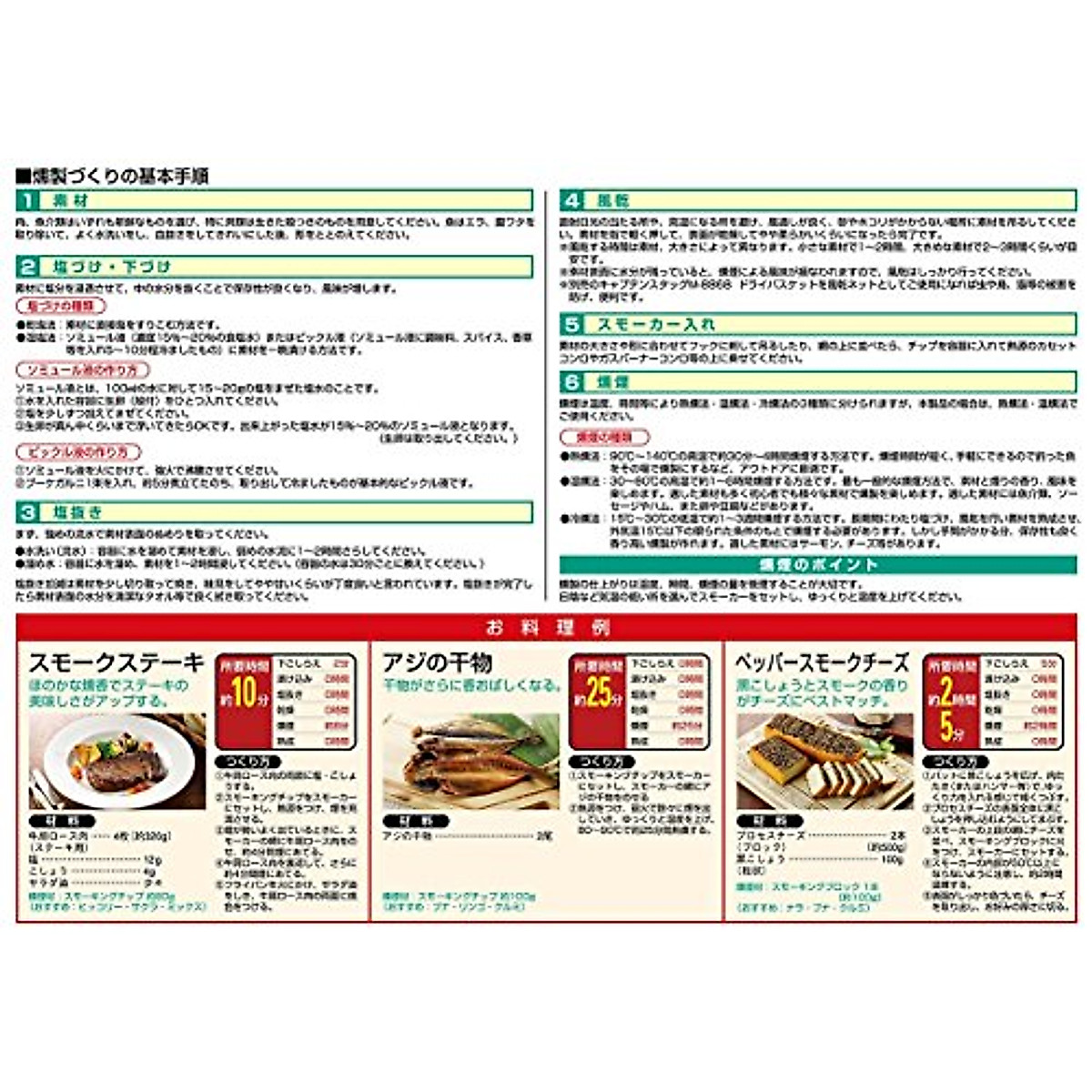 CAPTAIN STAG M-6547 Barbecue Smoker, Advanced Folding Smoker, Smoke Compatible