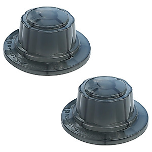 2pcs Fan Parts, M8x1.25 mm Hole Fan Blade Nuts Covers for Table and Floor Fans, General Accessories for Screw Fixing, Plastic Blades and Fanner Parts, Replacement Part for Standing Fan