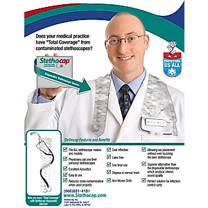 Stethocap Disposable Sleeve Full Coverage 50 Pcs