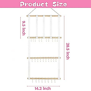 Hipcheer Headband and Hair Bows Holder for Baby Girl,Hanging Newborn Headbands Storage Organizer