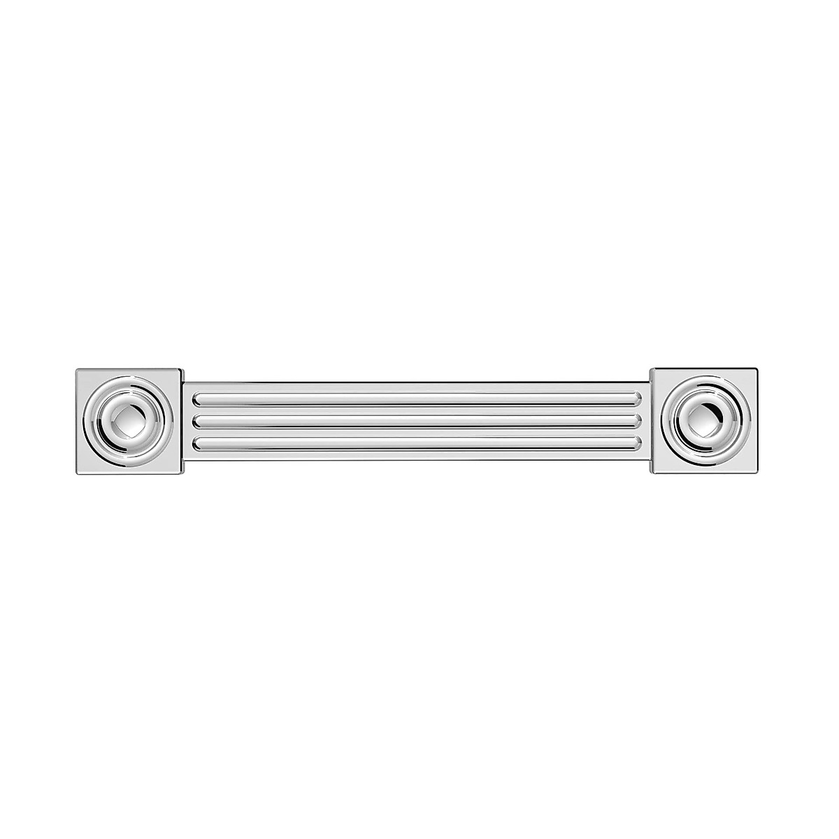 Richelieu Hardware BP8822128CHBRZ Verona Collection 5 1/16-inch (128 mm) Center-to-Center Grooved Champagne Bronze Transitional Rectangular Cabinet and Drawer Pull Handle for Kitchen, Bathroom, and Furniture