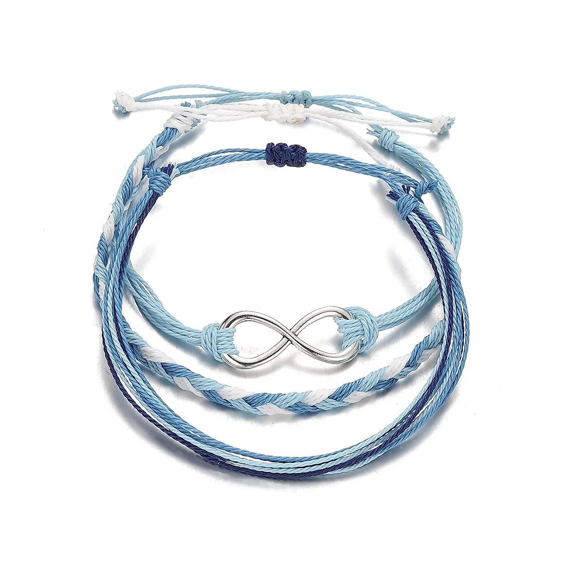 Softones VSCO String Wave Bracelets for Women Handmade Colorful Waterproof Adjustable Braided Beach Bracelet Set for Women