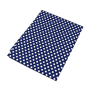 7pcs Dark Blue 19.7" x 19.7" Cotton Sewing Fabric Bundles, Pre-Cut Quilt Squares for DIY Crafting Patchwork