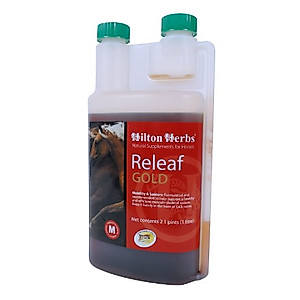 Hilton Herbs Releaf Gold Herbal Mobility Supplement for Horses, 2.1pt Bottle