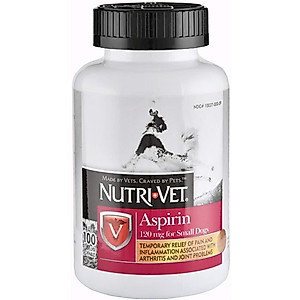 Nutri-Vet K9 Dog Aspirin for Small Dogs 100ct