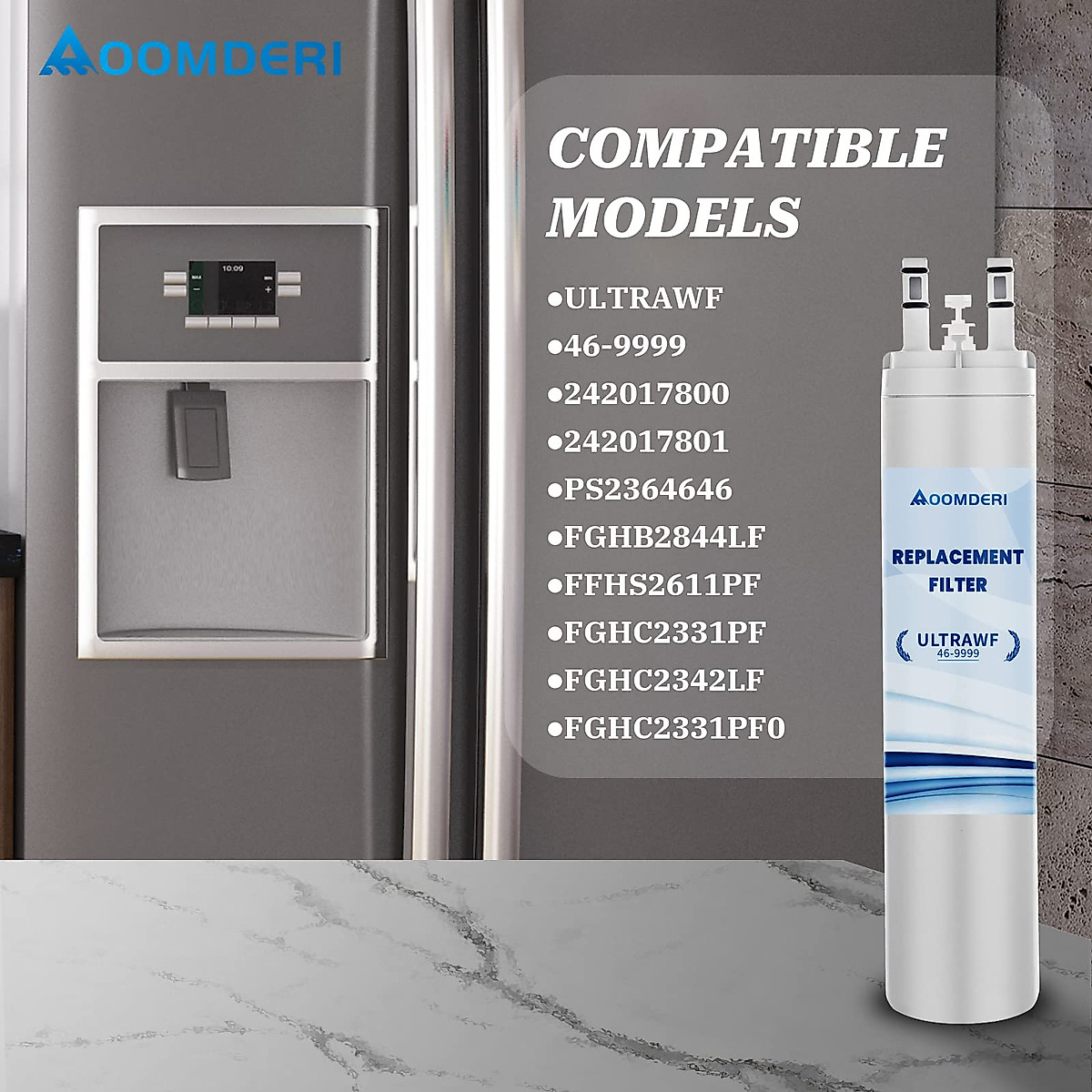 ULТRAＷF Refrigerator Compatible with 46-9999 Pure Source Ultra 242017801 241791601 242017800-1Pack