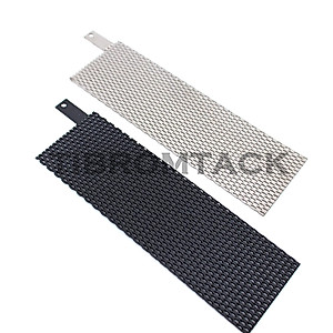 2PCS Electrodes, Titanium Anode Mesh with MMO Ruthenium-Iridium Coating and Cathode Electrolytic Mesh Without Coating for Electrochemical Application and Swimming Pool Cleaning