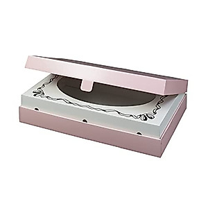 Foster-Stephens Wedding Dress Preservation Kit | Stylish Wedding Gown Garment Storage Box | Closet Storage Organizer for Quilts, Gowns, Dresses, Family Heirlooms | Pink, Extra-Large