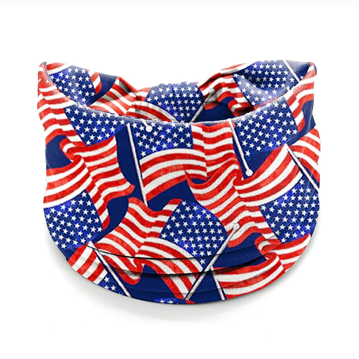 IDDFEVE 4Pcs 4th of July Headbands for Women, Patriotic Independence Day Holiday Wide Hair Band, USA Flag Star Hair Accessory (Star)
