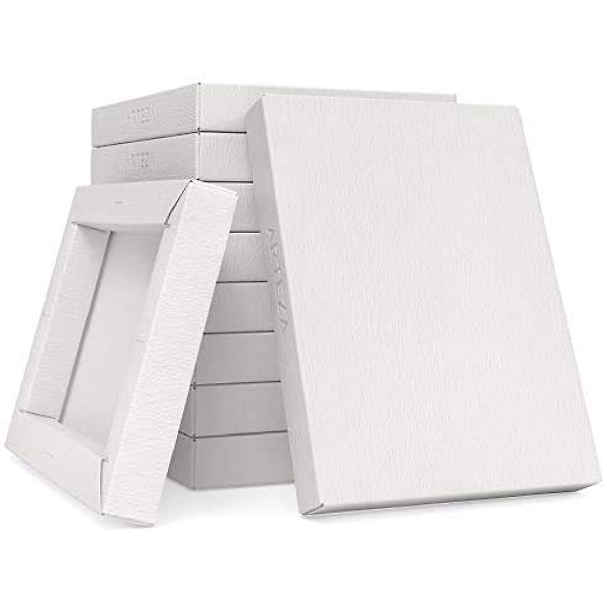 ARTEZA Watercolor Paper Foldable Canvas Pad, 100% Cotton Pulp, 5x6.6 Inches, 10 Sheets