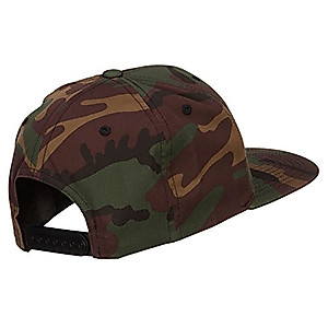 e4Hats.com I'd Rather Ghost Hunting Embroidered Camo Cap - Green OSFM