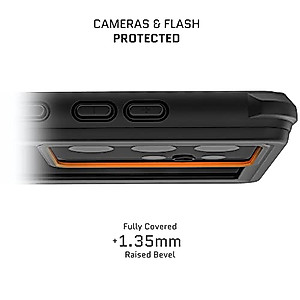 Ghostek NAUTICAL S23 Ultra Case Waterproof with Screen Camera Protector, Belt Clip Holster Rugged Heavy Duty Protective Full Body Phone Covers Designed for 2023 Samsung Galaxy S23 Ultra (6.8") (Black)