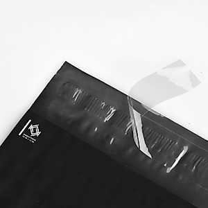 KKBESTPACK 100 Large Poly Mailers 10x13 Shipping Bags for Small Business – Self Sealing Package Envelopes Black