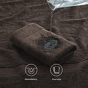 BEDSURE White Bath Towels Set for Bathroom - 2 Bath Towels, 2 Hand Towels, 6 Washcloths, Cotton Hotel Quality Absorbent 10 Pack Bath Linen Towel Sets