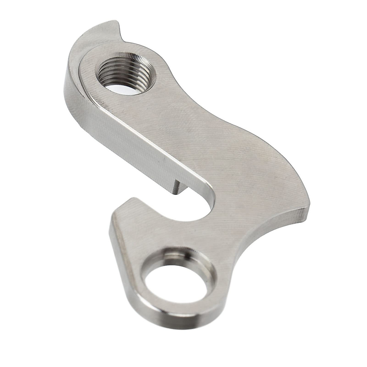 Tissting Universal Bike Rear Derailleur Hanger, Bike Tail Hook with Screw, Stainless Steel Bike Derailleur Hanger Frame Gear Tail Hook for Mountain Road Bikes