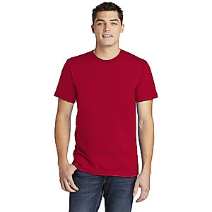 American Apparel Unisex Fine Jersey Short-Sleeve T-Shirt XS RED