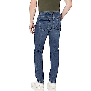 Amazon Essentials Mens Jeans Slim Fit Stretch, Light Wash, 36W x 28L