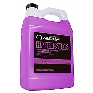 Nanoskin HYPER SUDS Foaming Car Wash Shampoo 1 Gallon - Ultra Concentrated: Works with Foam Cannon, Foam Gun, Bucket Wash, Pressure Washer | Ideal for Use in Mixing/Metering systems | 800:1 Dilution