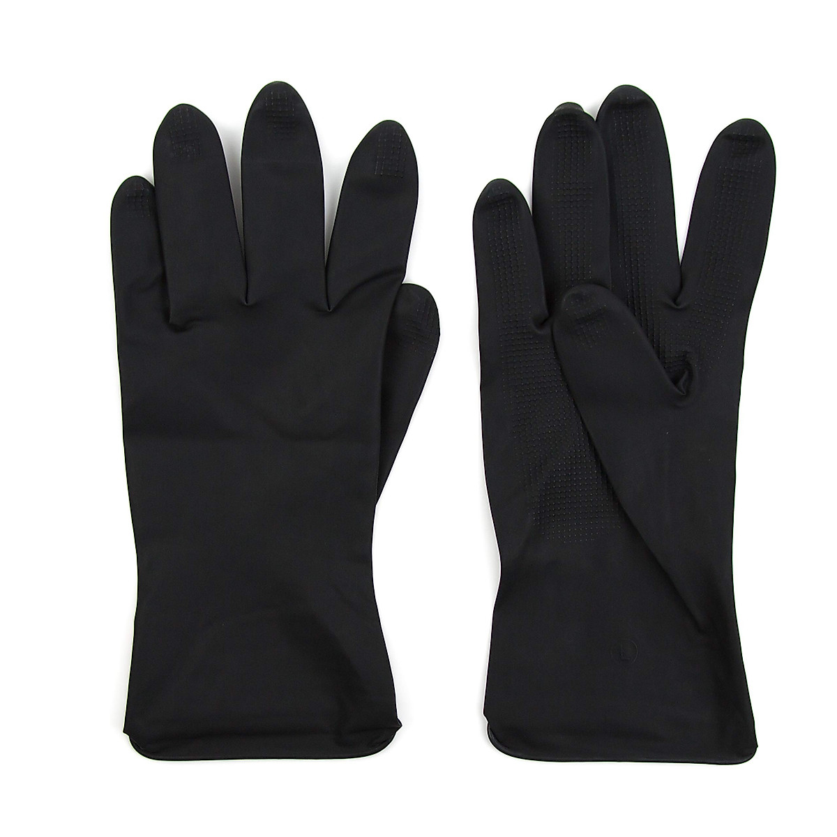 Salon Supply Co Nitrile Gloves - Rubber Hair Dye Gloves - 20 Pack (10 sets of 2) - Reusable Gloves for Hair Coloring - Hair Color Gloves - Black Gloves Disposable Latex-Free Powder-Free (Small)