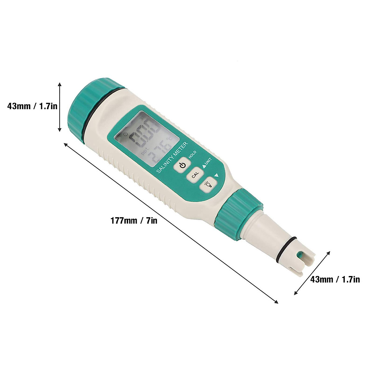 Smart Sensor AR8012 Electronic Salinity Meter Portable Digital Salinity Meter with LCD Display