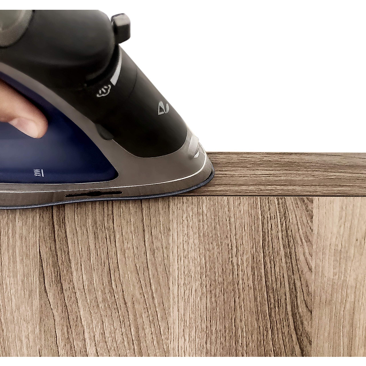 Edge Supply Walnut Preglued 1" X 25' Roll Wood Veneer Edgebanding - Iron on with Hot Melt Adhesive. Sanded to Perfection. Easy Application. Made in USA.