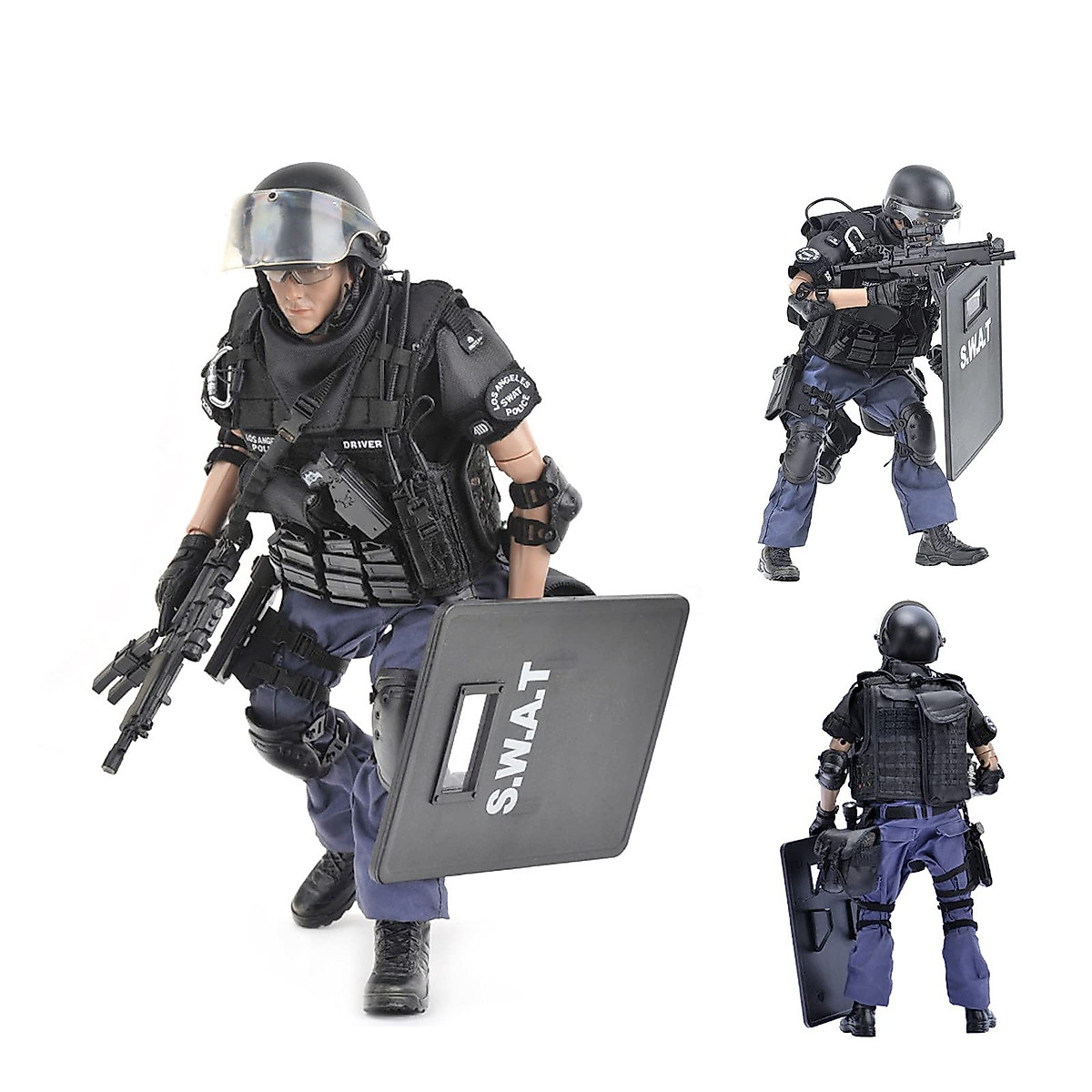 1/6 Scale SWAT Action Figures(12inch), Highly Detail Army Military Soldiers Model Set with Accessories Model Collection, Military Toys for Teens and Adults (Point-Man)