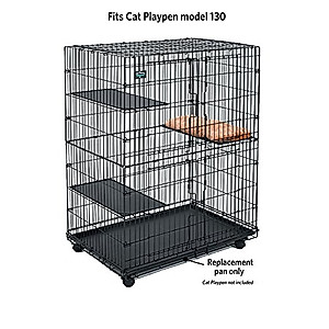 Midwest Homes for Pets 142PAN Replacement Pan for Midwest Cat Cage, 34.5 x 22.5 x 1.125