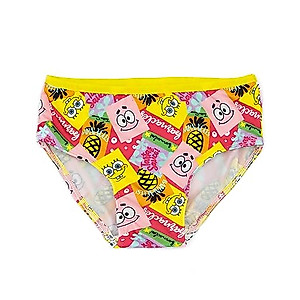 SpongeBob SquarePants Bikini Girls Kids Yellow 2 Piece Swimsuit 6-8 Years