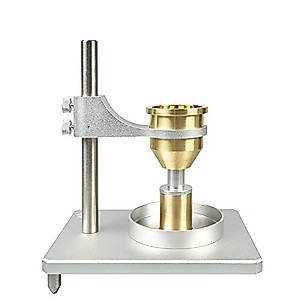 YUCHENGTECH P-o-w-d-e-r Flow Ability Tester Hall Flow Meter Bulk Density Meter P-o-w-d-e-r Bulk Density Meter for Metal PVC/PE P-o-w-d-e-r (Standard Hall Flow Meter (with a 2.5mm and a 5.0mm)