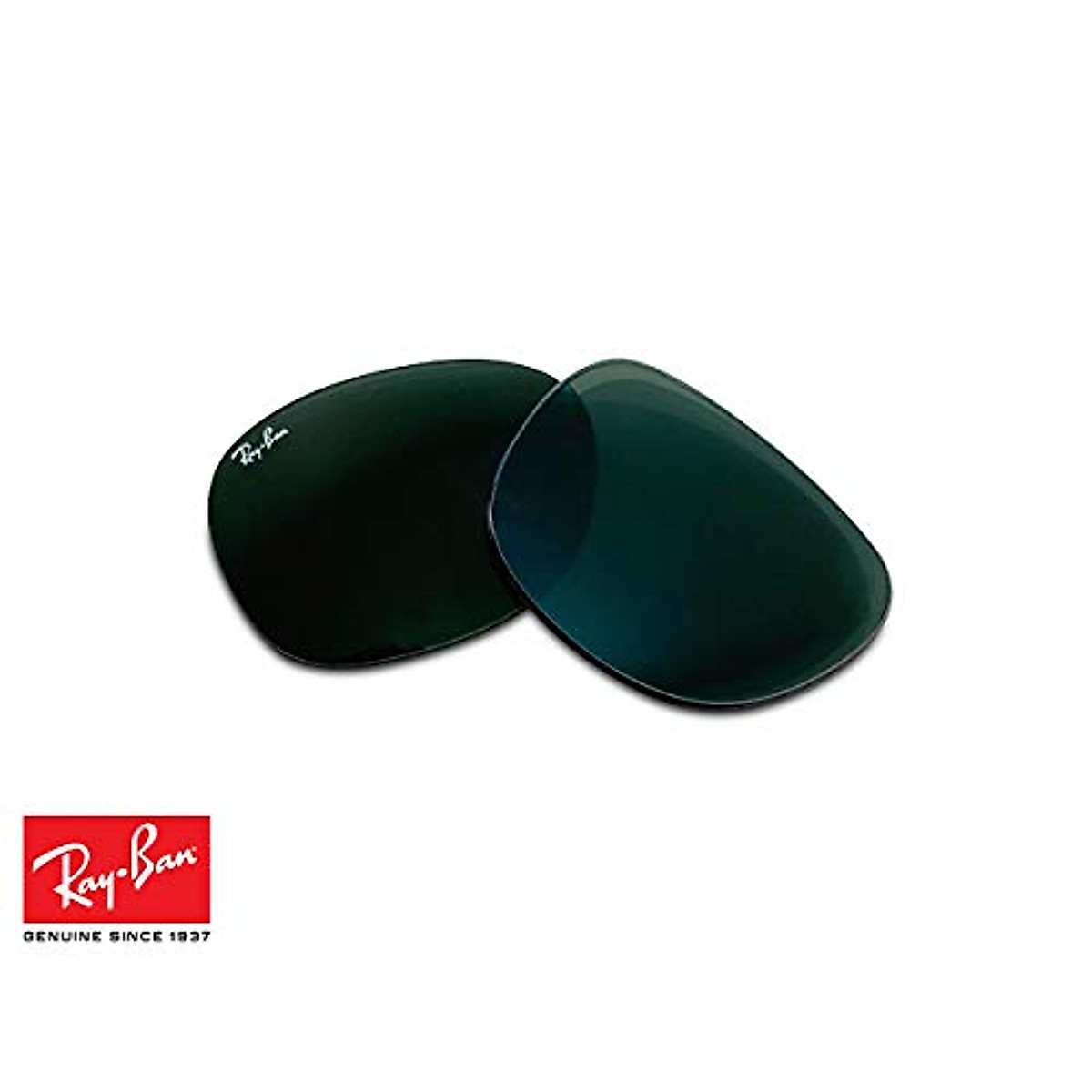 Original NEW RB2132 New Wayfarer Crystal Green Replacement Lenses 52MM + BUNDLE with Designer iWear Complimentary Care Kit