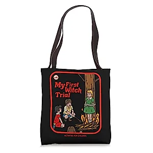 My First Witch Trial Vintage Childgame Horror Goth Punk Tote Bag