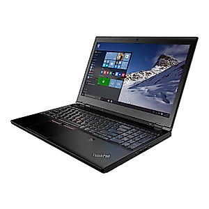 Lenovo ThinkPad P50 15.6 FHD Laptop, Core i7-6700HQ 2.6GHz, 16GB RAM, 240GB Solid State Drive, Windows 10 Pro 64bit (Renewed)