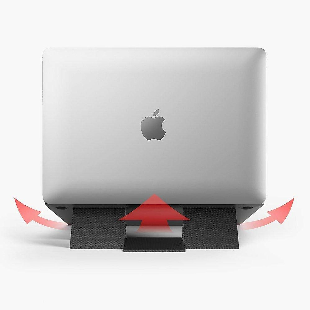 Ringke Folding Stand 2, Portable & Foldable Design Lightweight Anti-Slide Open Space Cooling Two Elevation Adjustments Invisible Laptop Stand for MacBooks, Tablets, Laptops and Notebooks - Gray