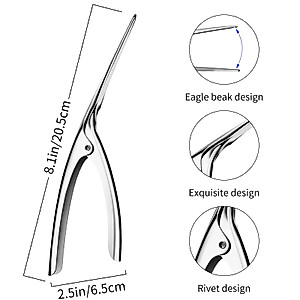 4 PCS Shrimp Deveiner Tool and Peeler, Stainless Steel Shrimp Peeler and Shrimp Cleaner Knife, Easy to Use Shrimp Deveiner, Kitchen Tools